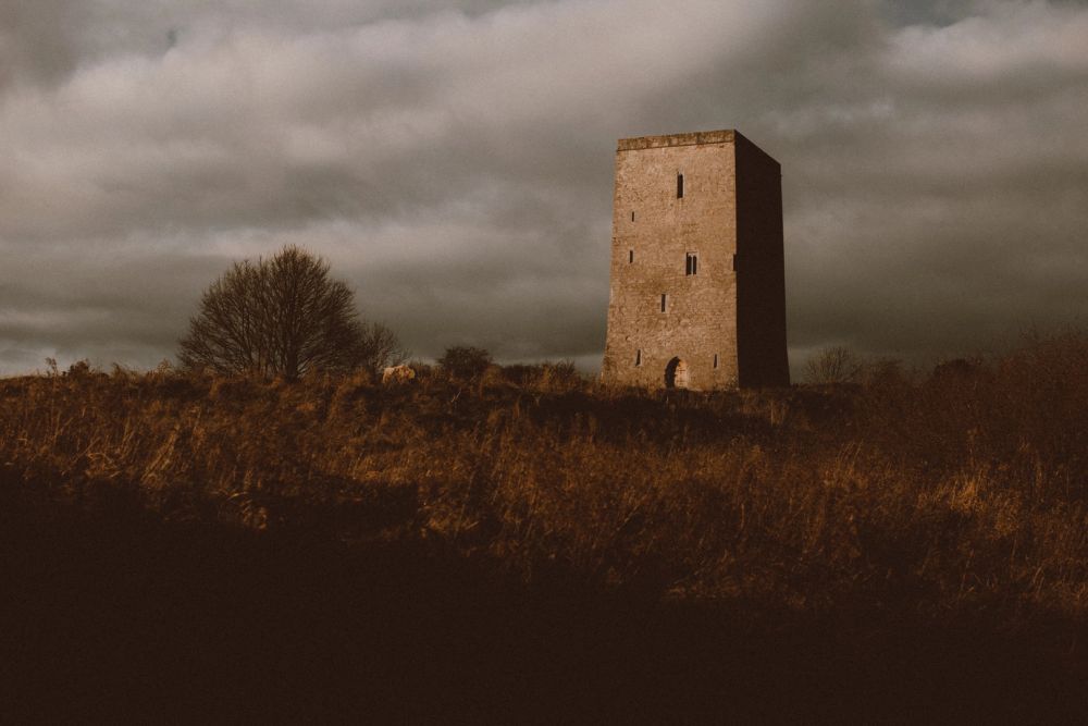16th-century tower overlooking the picturesque Lough Derg